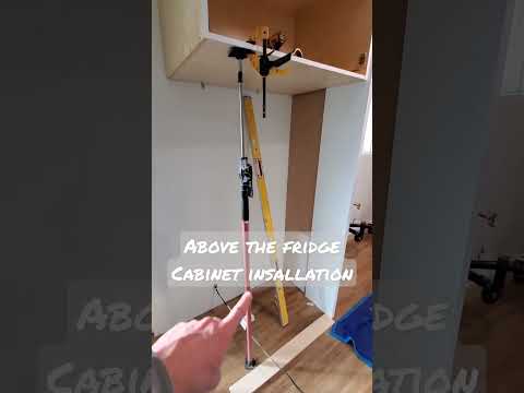 Cabinet Third Hand Support Tool for Above the Fridge Cabinet Installation