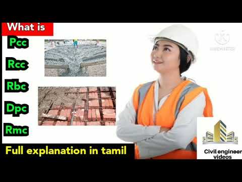 What is rcc, pcc, rbc, dpc? Full explanation in tamil | civil engineer videos tamil