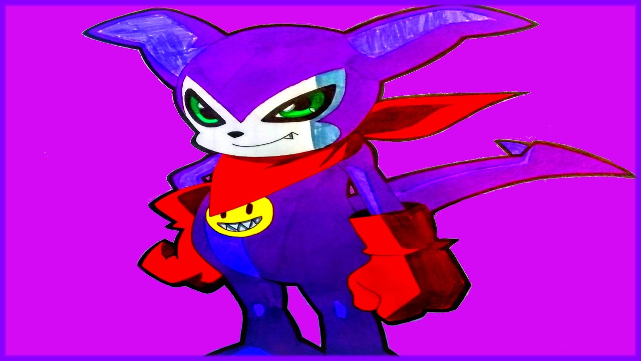 DRAWING - Impmon - Digimon
