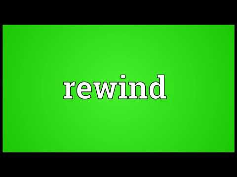 rewind meaning in English
