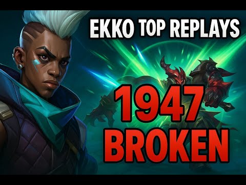 Ekko Top is META in 2025 — Replay + Insane Build