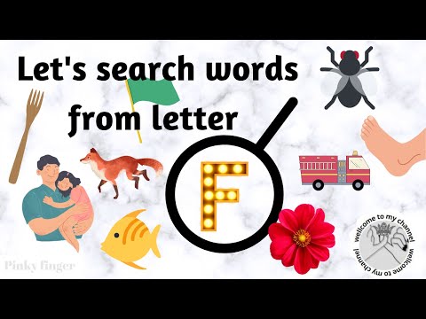 Words That Start with F l Search The Words That Start with Letter F l letter F@edpinkyfinger