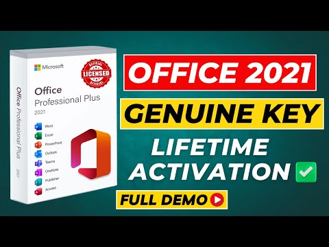 Microsoft Office 2021 Professional Plus Lifetime Activation Key | How to Activate MS Office 2021