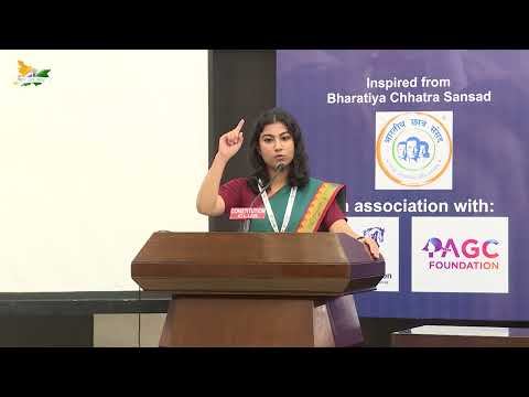 7th बिहार छात्र संसद | Address by Student Speaker Ms. Nandini Singh , Maharaja Surajmal Brij Uni