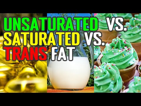 Unsaturated Fat, Saturated Fat and Trans Fat - Good Fat Or Bad Fat?