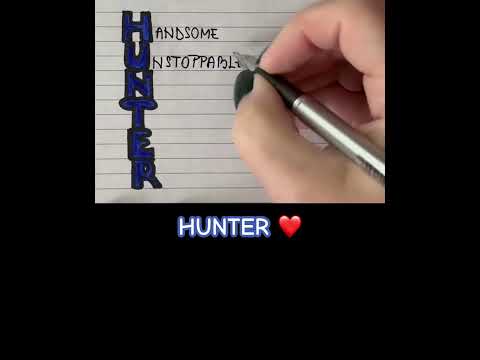 Meaning of the name HUNTER #meaning #name #hunter