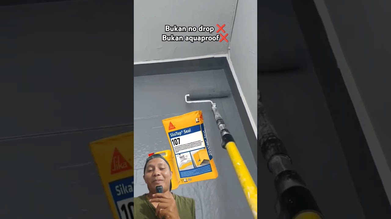 Internal & external leak-proof coating to seal cracks #short #sikatop107