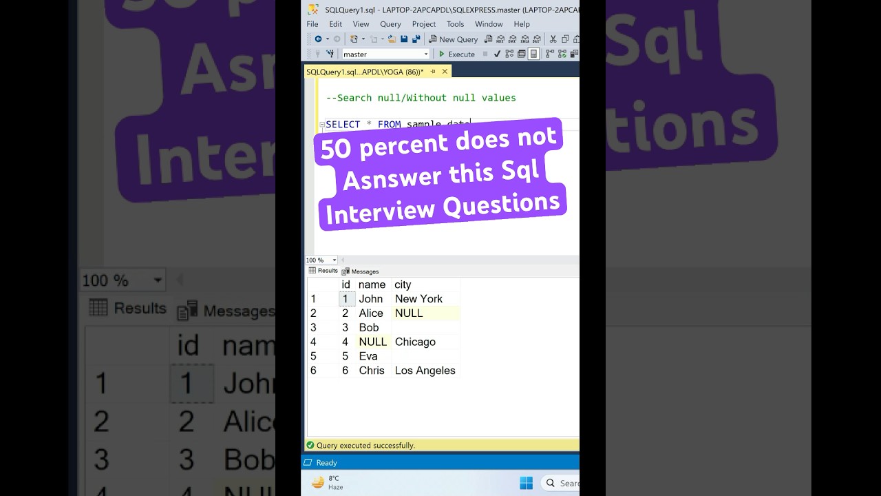 SQL Interview Questions 2024 | Software Engineer #python #sql #coding #sqlfordataengineer #excel