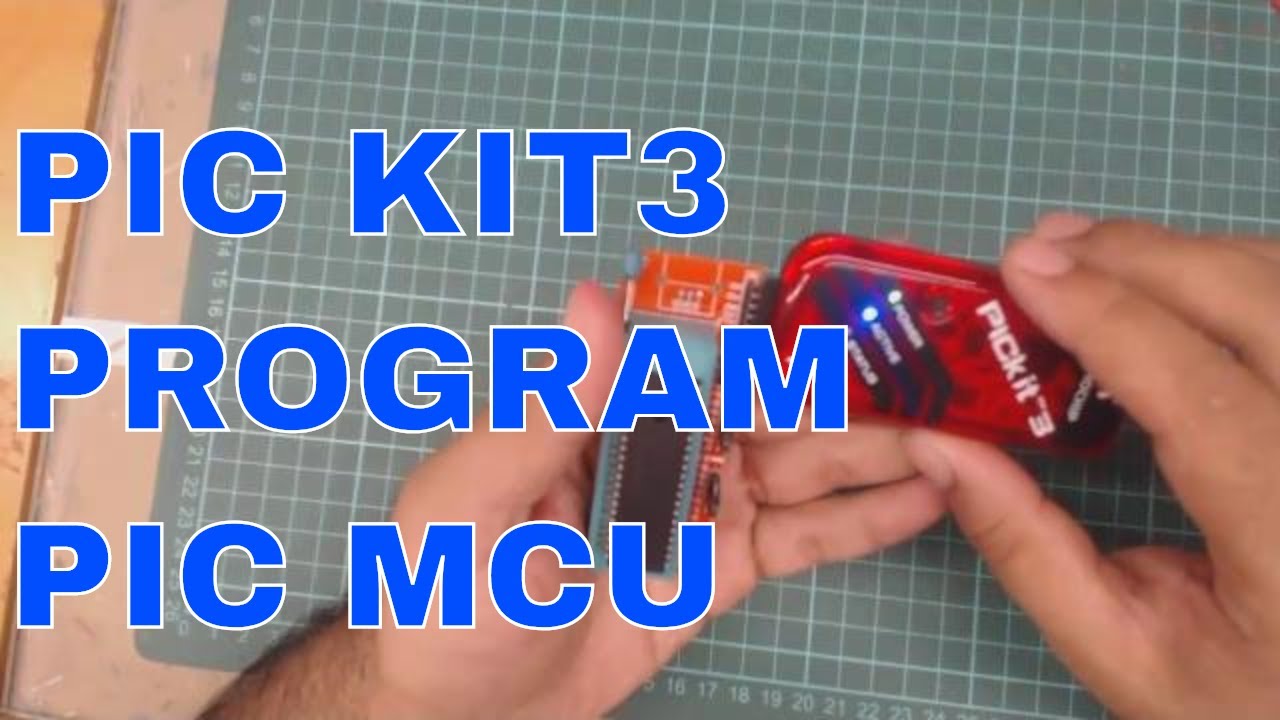 how to use pickit3 to program pic microcontroller