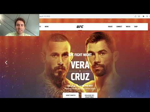 Best UFC Bets for this Weekend | Vera vs. Cruz MMA Betting Picks & Predictions