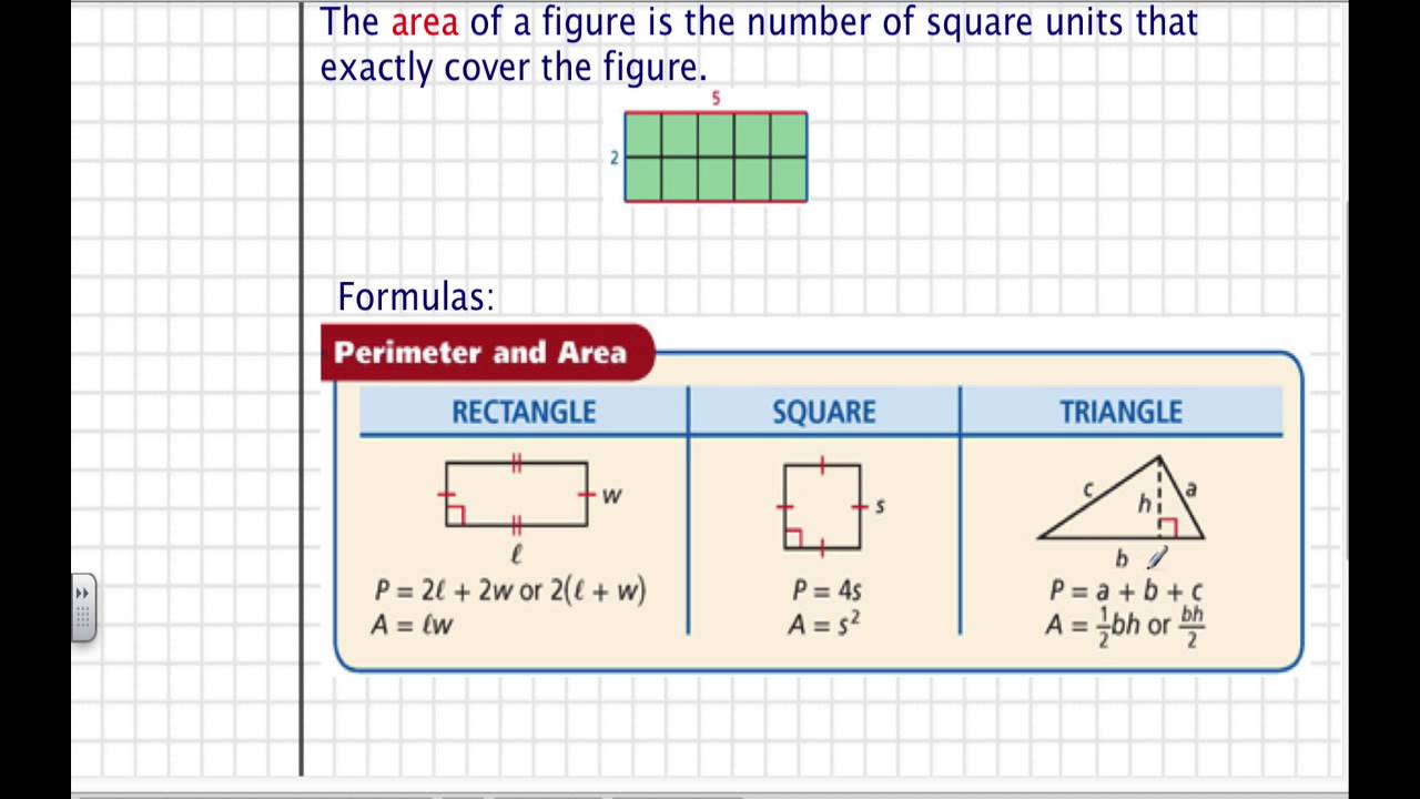 1-5 Formulas in Geometry