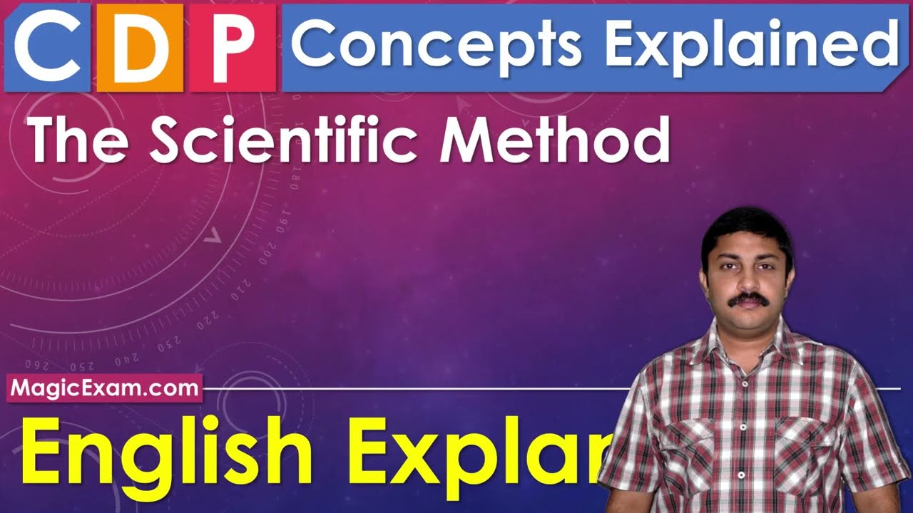 The Scientific Method - CDP Concepts - English Explanation