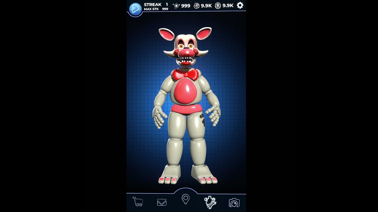 (FNAFAR/BLENDER) Toy Foxy/Funtime Foxy - Workshop animation #fnafar #fnafsl #fnaf2 #fnafworld #foxy