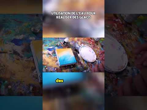 Comment réaliser des glacis pour la peinture acrylique (peinture abstraite) - Tutoriel