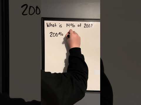 What is 14% Of 200?