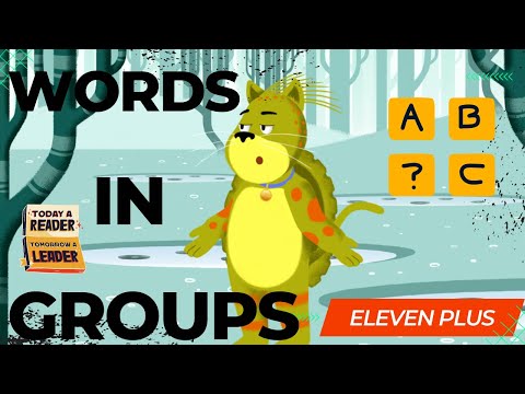 Verbal Reasoning Words into Groups
