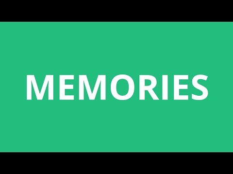 How To Pronounce Memories - Pronunciation Academy