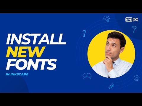 HOW TO INSTALL NEW FONTS IN INKSCAPE