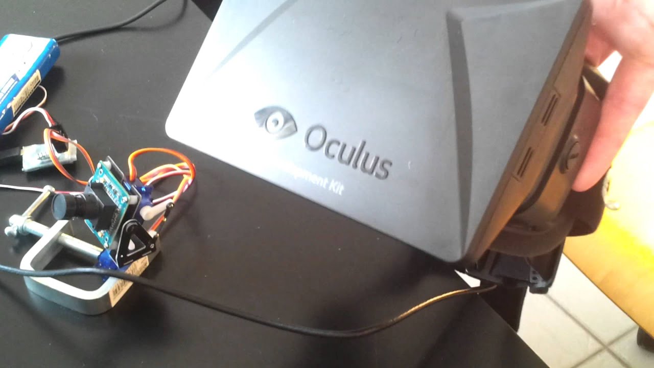Oculus Rift, servo-controlled camera and a bit of Raspberry Pi