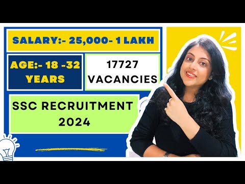 Government Jobs for Graduates | SSC CGL 2024 notification out | 17727 Vacancies | Complete Details