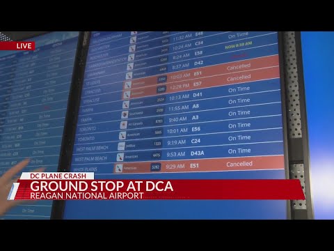 Several flights impacted at DCA following ground stop