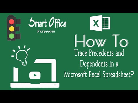 Trace Precedents and Dependents in Excel | Smart Office
