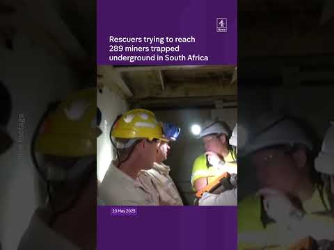 289 worker strapped in South Africa mine