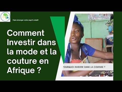 ????Investir dans le prêt à porter en Afrique et au Cameroun 2- Couturier africain????