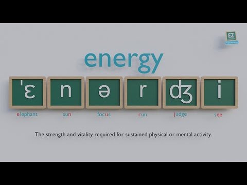How to pronounce energy ?