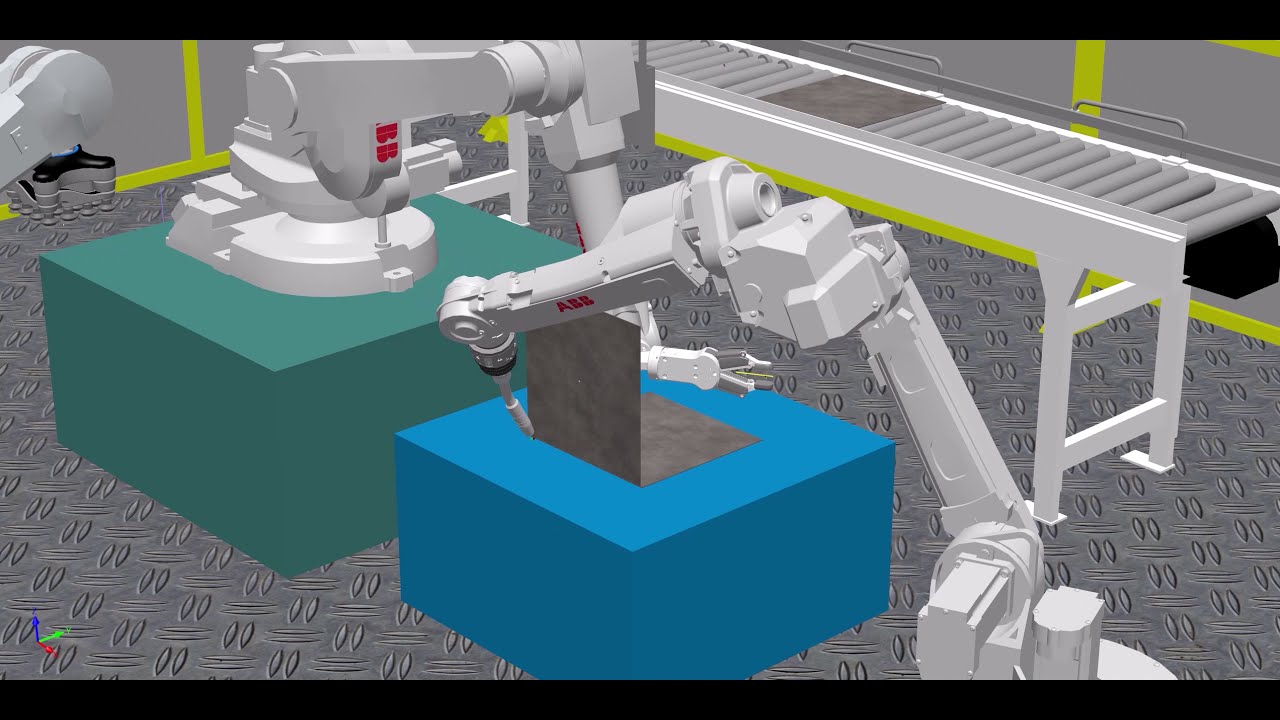 Assembly and welding simulation in RobotStudio 2020