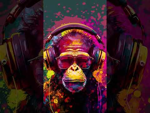 [KOH] Video Wallpaper AB035 Monkey Listening To Music
