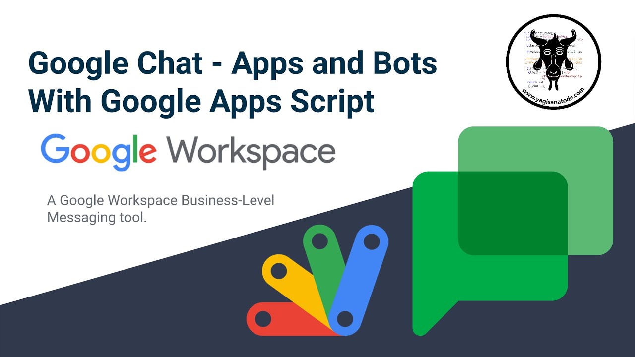 Google Chat Apps for Apps Script Developers