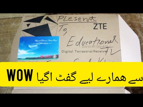 Gift PTV Digital box unboxing exclusive plesent from fans dth ptv dth box unboxing setting ai