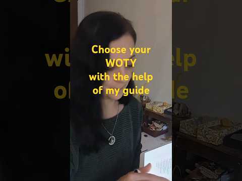 4 simple steps to find your WOTY | Guide and worksheets #wordoftheyear #ebook