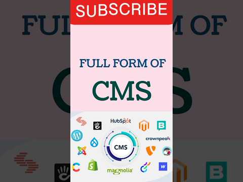 Full Form Of Cms #fullform #knowledge #video #education #educational