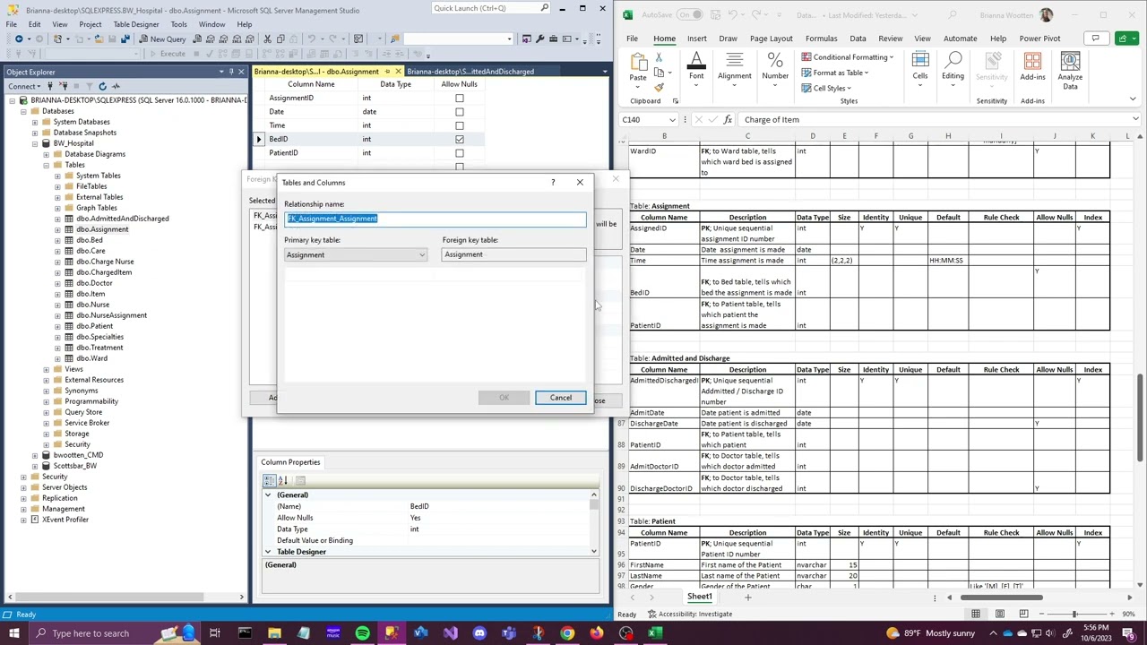 How to create multiple Foreign Keys in SQL Server Management Studio