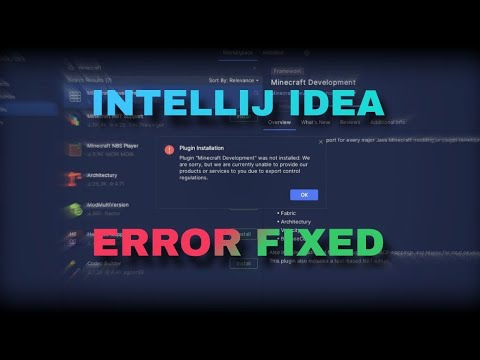 INTELLIJ IDEA || PLUGIN WAS NOT INSTALLED || ERROR FIXED
