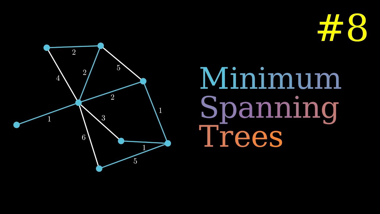 Minimum Spanning Trees (Kruskal's + Prim's Algorithms) - Graph Algorithms - Algorithms Part 8