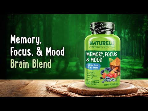 NATURELO Whole Food Brain Blend Supplement