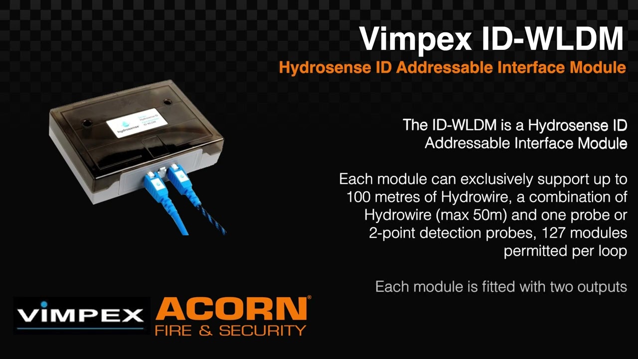 Vimpex ID-WLDM Hydrosense ID Addressable Interface Module - Acorn Fire & Security