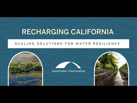 Recharging California - Scaling Solutions for Water Resilience