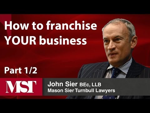 How to Franchise YOUR Business: An Introduction to Franchising [1/2]