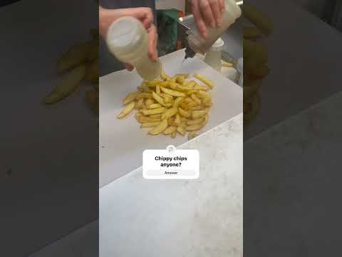 Chippy chips from the fish shop