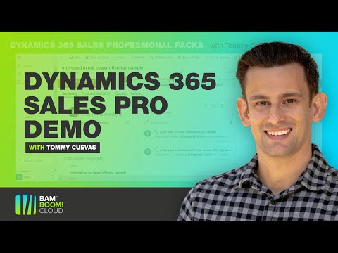 In introduction to Dynamics 365 Sales Professional - Bam Boom Cloud