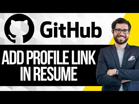 How to Add Github Profile Link in Resume