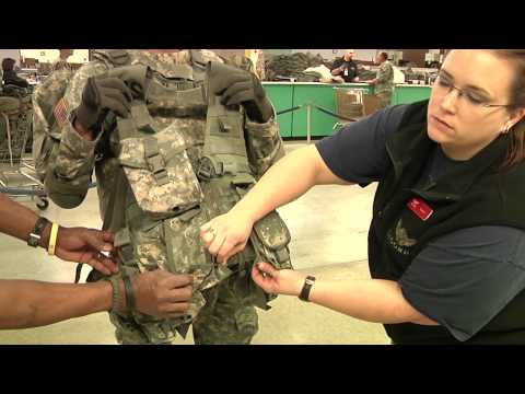 The gear soldiers carry