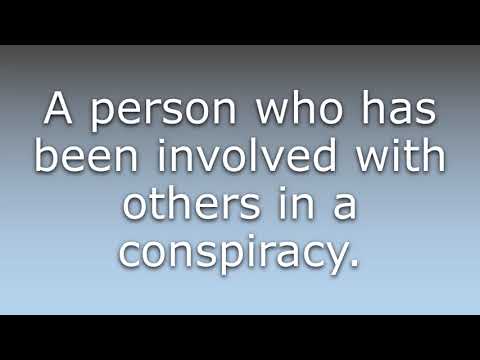 What does Co-conspirator mean?