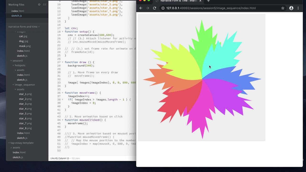 P5.js - Image Sequence 2