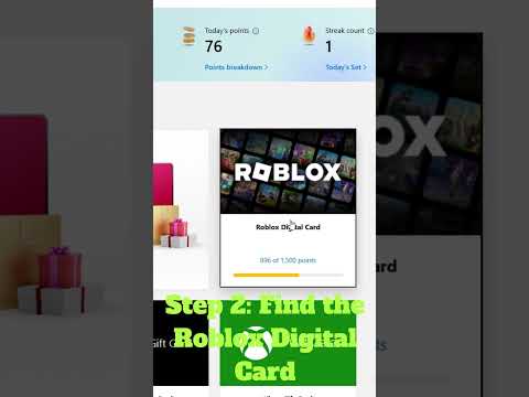 How to get robux through Microsoft rewards #roblox #robux