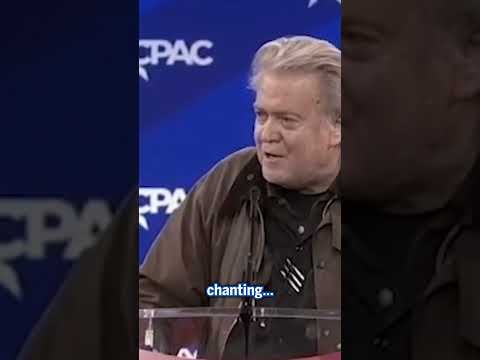 Steve Bannon causes a stir with controversial gesture